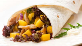 Mango & kip wrap - Vol Smaak